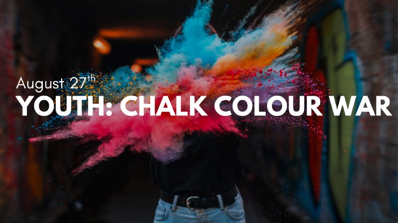 Youth: Chalk Colour War | Living Springs Airdrie