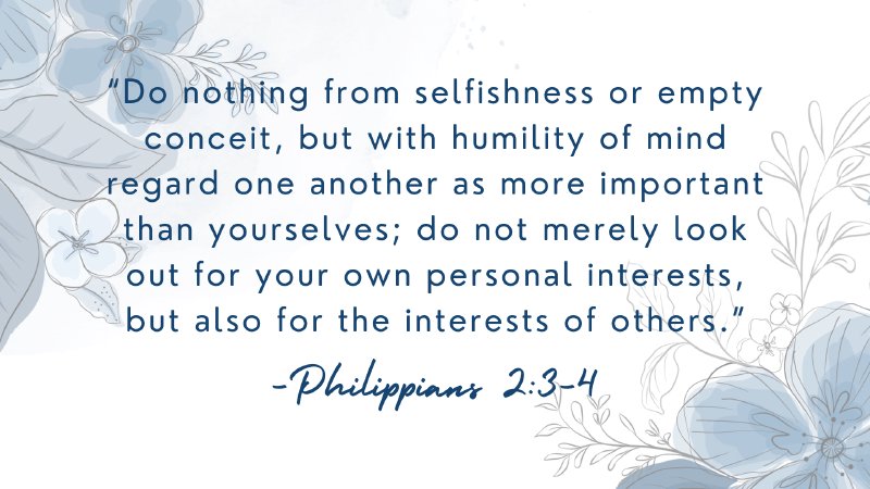 Philippians 2:3-4 | Bible Church of Little Rock
