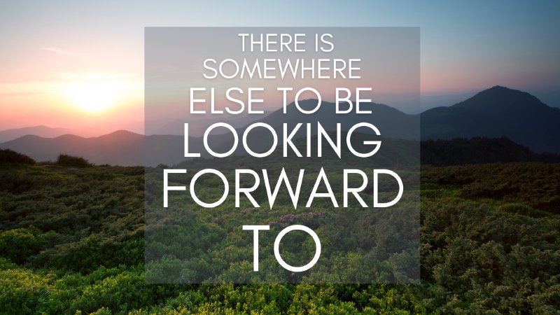 "There is Somewhere Else to be Looking Forward TO" | Hickory United ...