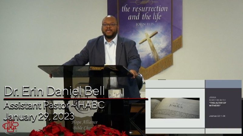 THE ALTAR OF WITNESS | Hope Alliance Bible Church