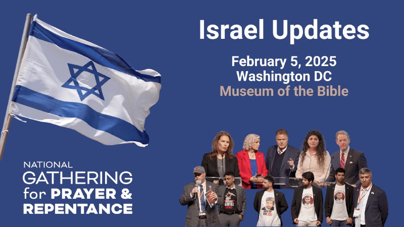Israel Update Part of the National Gathering for Prayer & Repentance ...