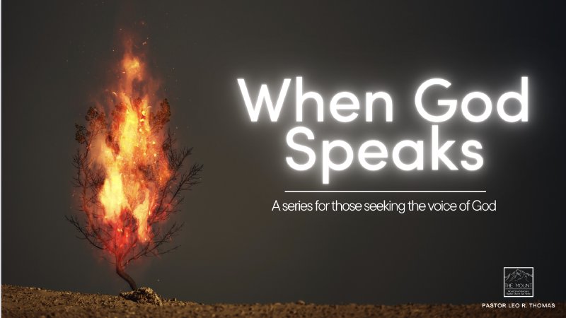 When God Speaks | Mt. Sinai Missionary Baptist Church