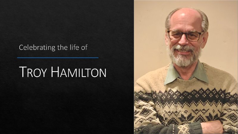 Celebrating the Life of Troy Hamilton | Cameron Baptist Church