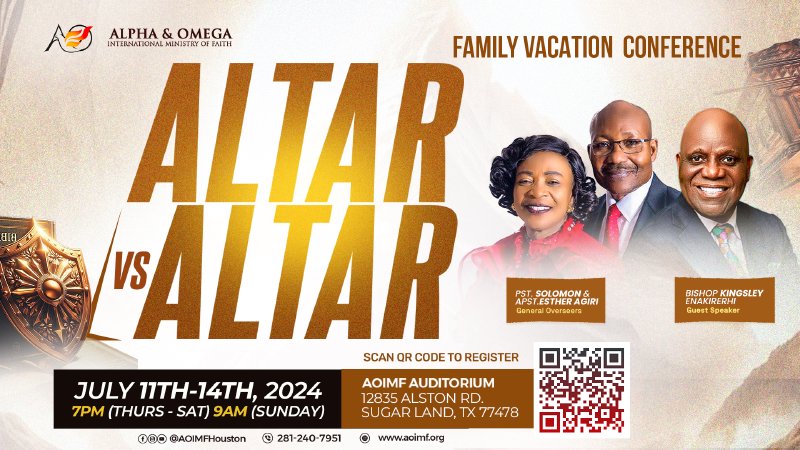 Altar Vs Altar Day 3 Morning | Alpha & Omega International Ministry of ...