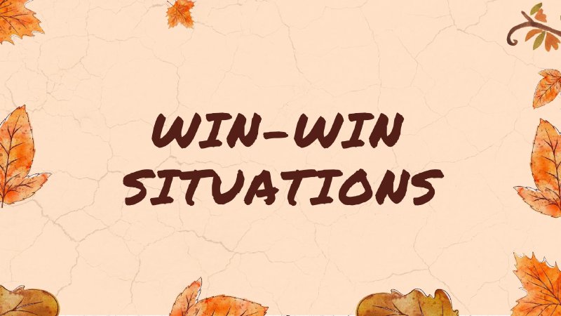 Win-Win Situations | Honey Creek Church