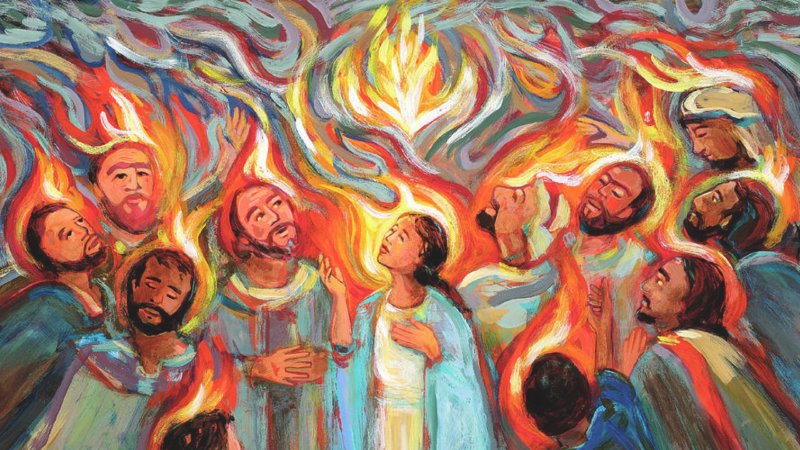 House, Handshake, Megaphone: The Church Receives the Holy Spirit ...
