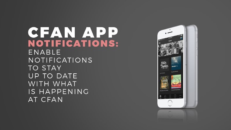 App Notifications | Church For All Nations