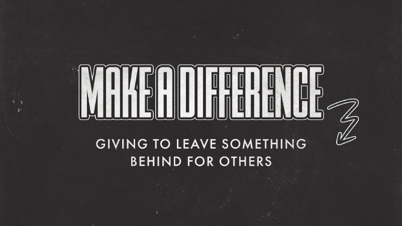 Make a Difference - Week 1 | Urban Hope Church