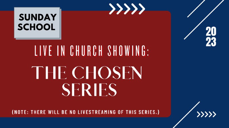 Sunday School Video Series (Part 6) : The Chosen *in church* | The Door ...