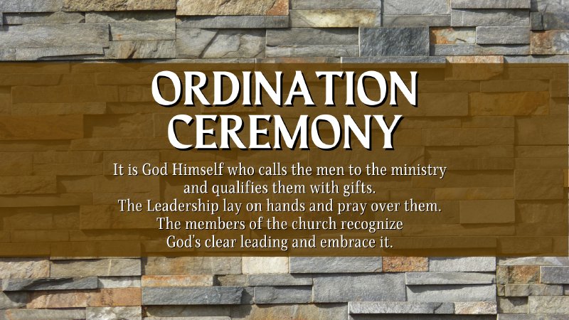 Ordination Service for Pastor David DiBennedetto | Great Rock Church