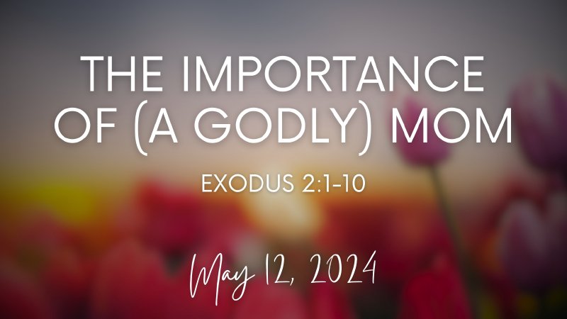 The Importance of (a Godly) Mom | First Reformed Church, Orange City, Iowa