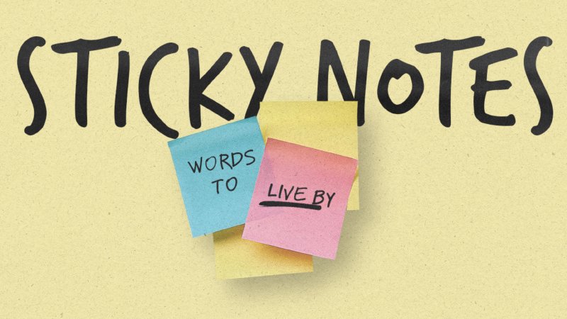 Sticky Notes | Heartland Church of Sun Prairie