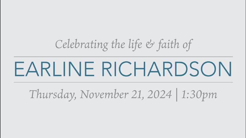 Earline Richardson Memorial | University Methodist Church | San Antonio, TX