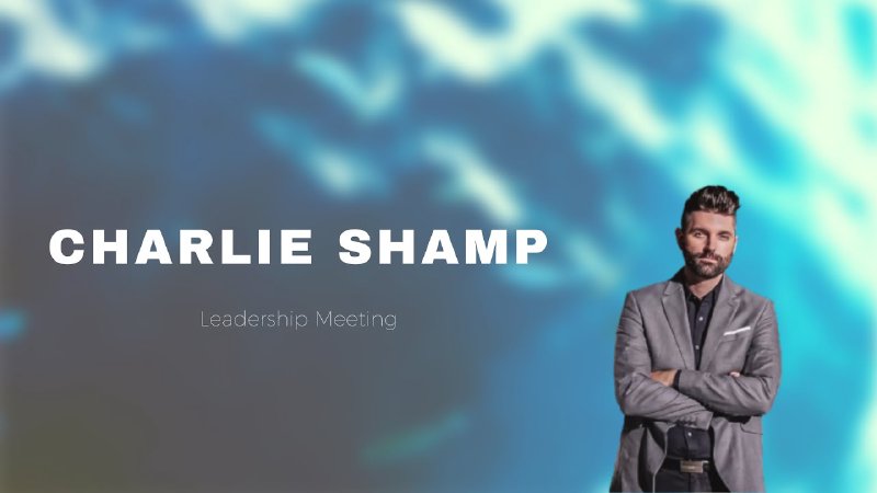 Leadership Meeting with Charlie Shamp | World Harvest Rice Lake