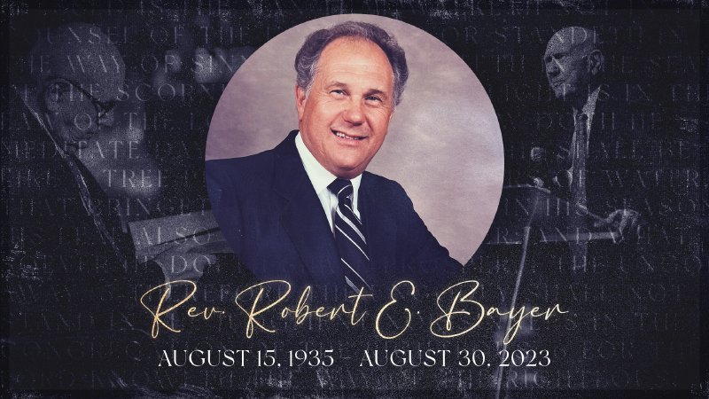 Rev. Robert E Bayer Memorial Service | Hope Center Church