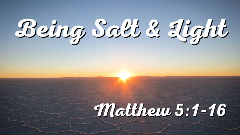 "Being Salt and Light" | East Athens Baptist Church