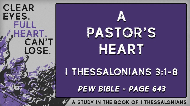 A Pastor’s Heart | Faith Baptist Church