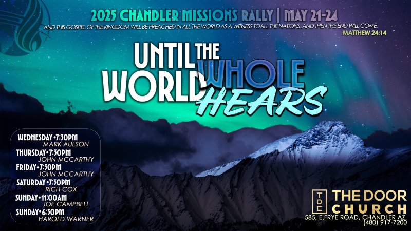 Missions Rally 2025 | The Door Christian Church Chandler