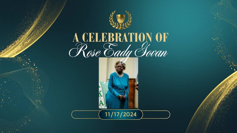 Rose Eady Govan Retirement Service | Friendship Baptist Church Fort ...