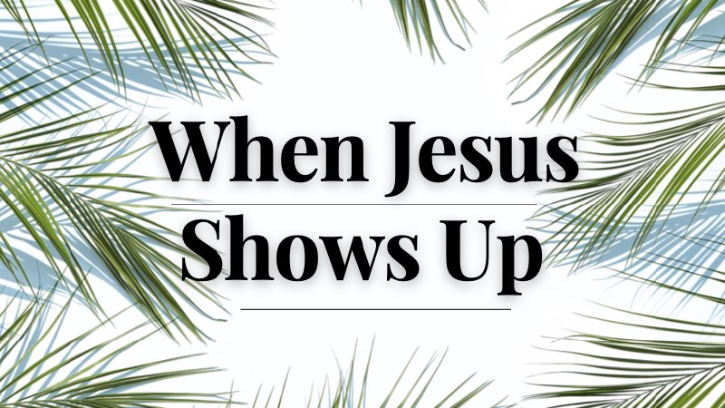 When Jesus Shows Up | Mt. Sinai Missionary Baptist Church