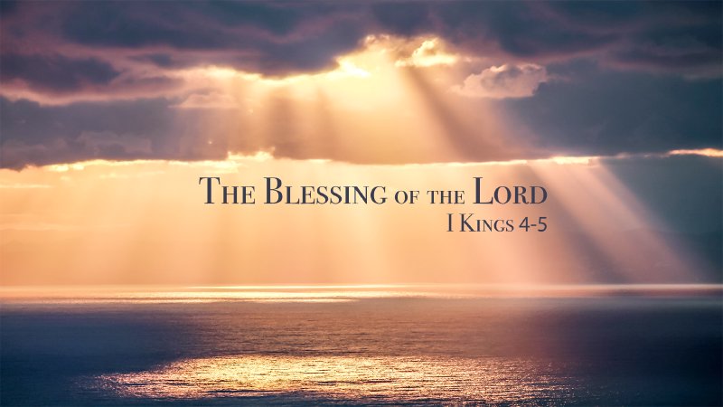 The Blessing of the Lord | The Rock Calvary Chapel - Punta Gorda