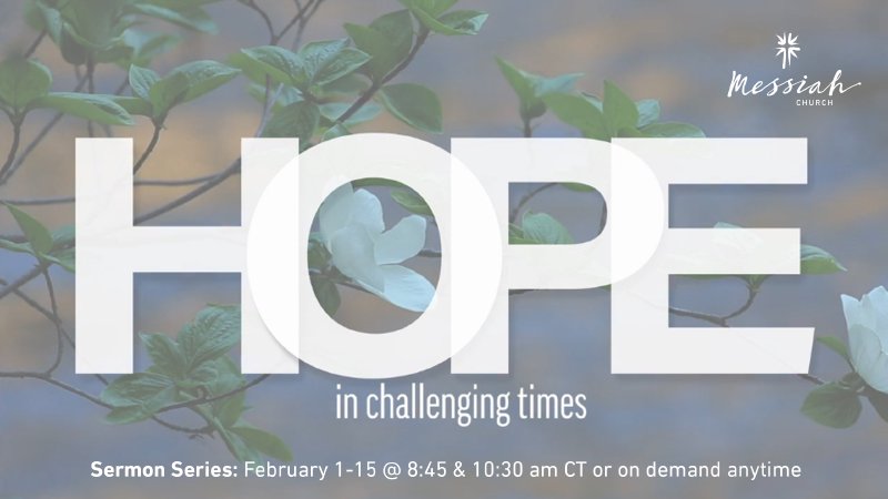 Message Introduction | Messiah Church