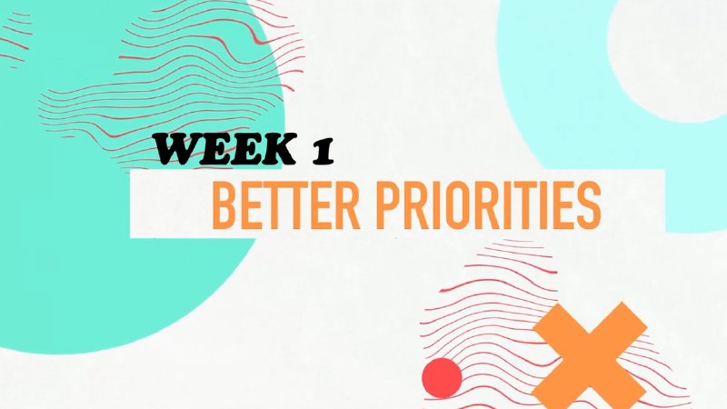 Better Priorities | Lynnhaven Community Church