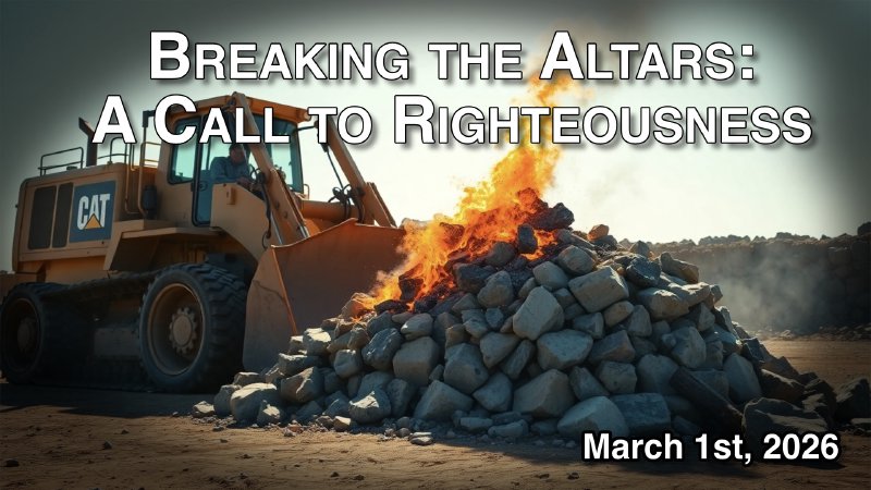 Breaking Down the Altars | First Christian Church