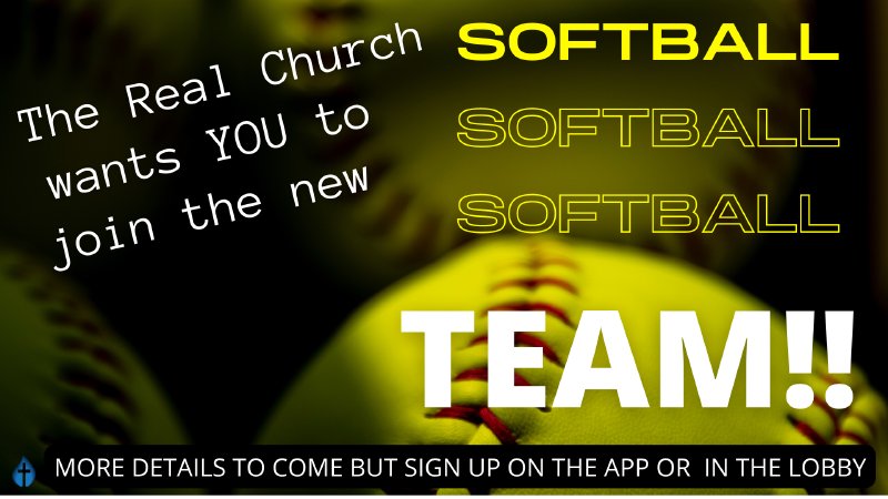 The Church Softball Team | The Real Church Ministry