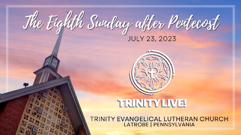 The Eighth Sunday after Pentecost | Trinity Evangelical Lutheran Church ...