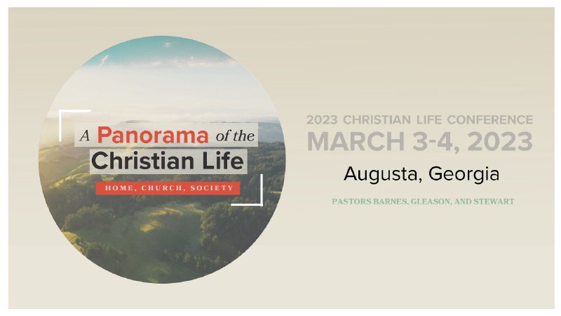 CLC2023 | Session 6: The Christian and Worship | Cliffwood Presbyterian