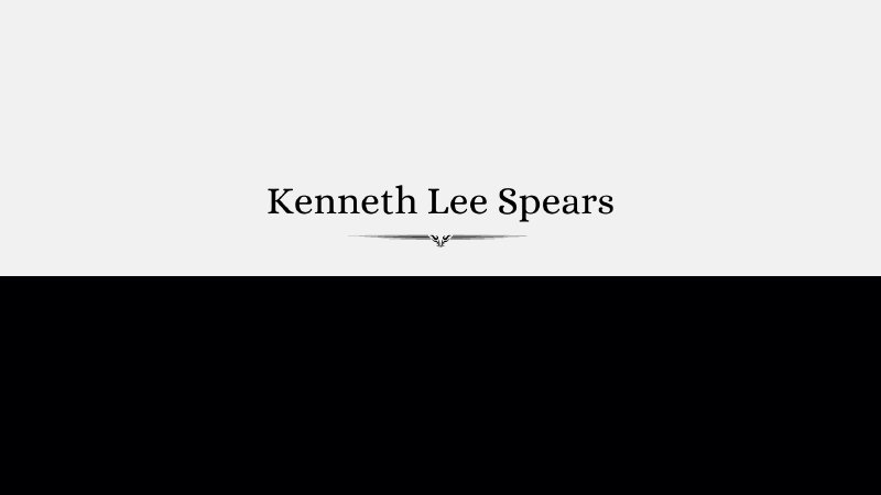 Memorial for Kenneth Lee Spears | Westminster Presbyterian Church - OK