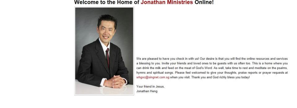 Media - Jonathan Heng Ministries
