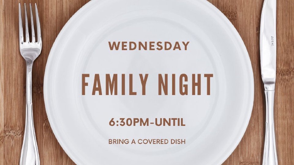 Church Supper Clipart Family