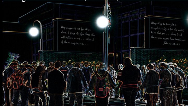 Prayer at the Flag Pole - Berean Christian Church