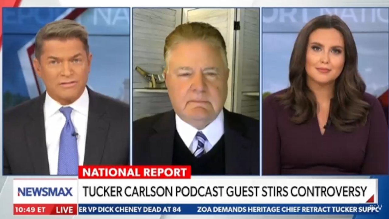 Tucker Carlson Podcast Guest Stirs Controversy - Newsmax National ...