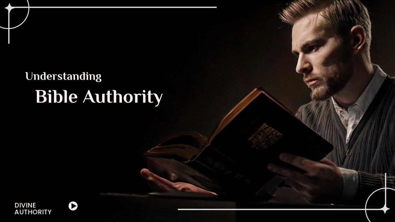 Bible Authority - Edgewood Church of Christ