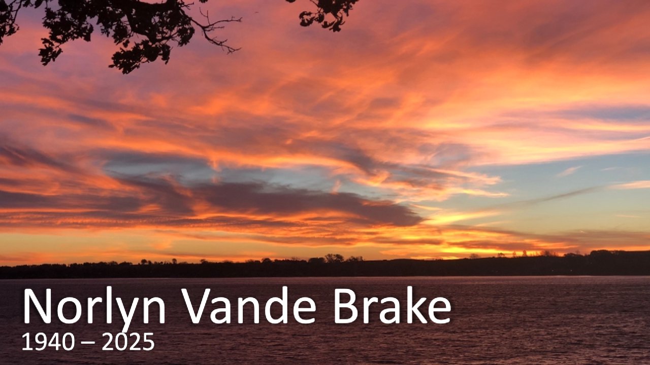 Norlyn Vande Brake Memorial Service - First Reformed Church - Orange ...