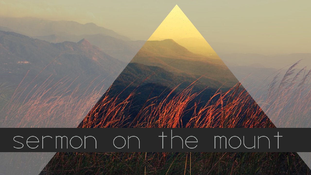 On The Mount Sermon Background Powerpoint Vtg Magic Lantern Glass