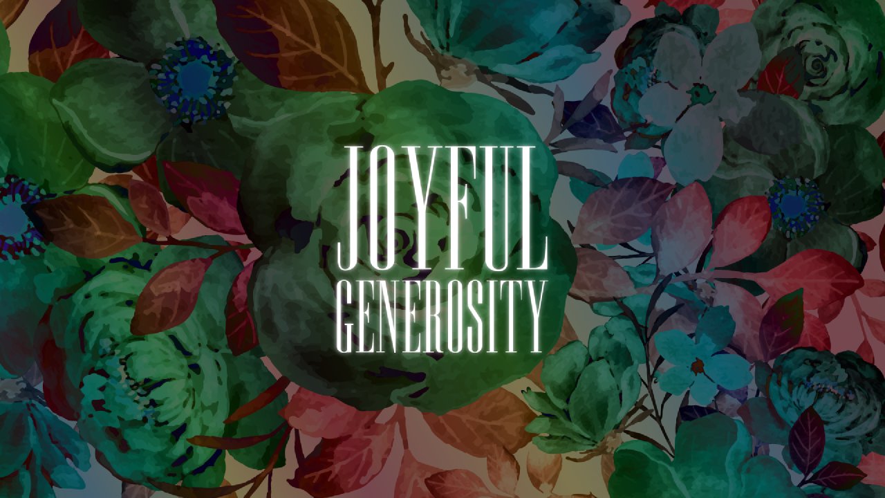 Joyful Generosity Part 1 - The Grace Place NYC