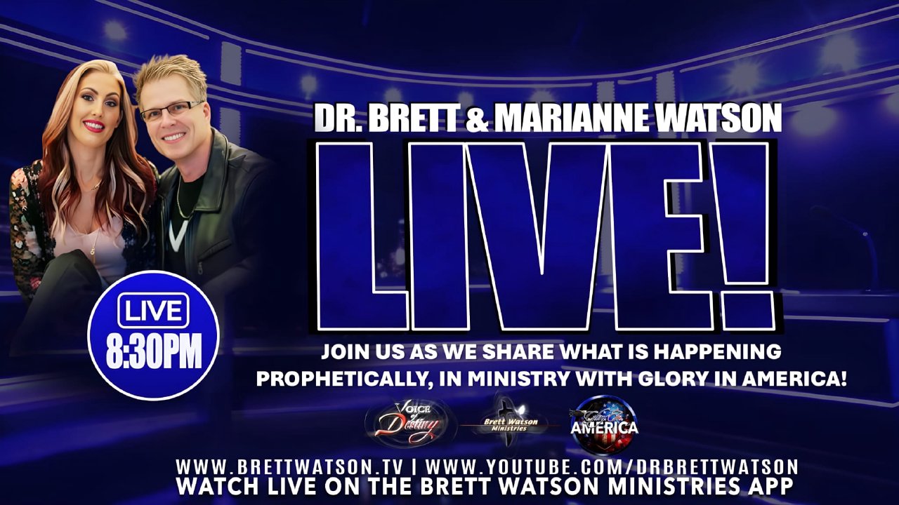 Voice of Destiny With Dr. Brett & Marianne Watson LIVE IN STUDIO ...