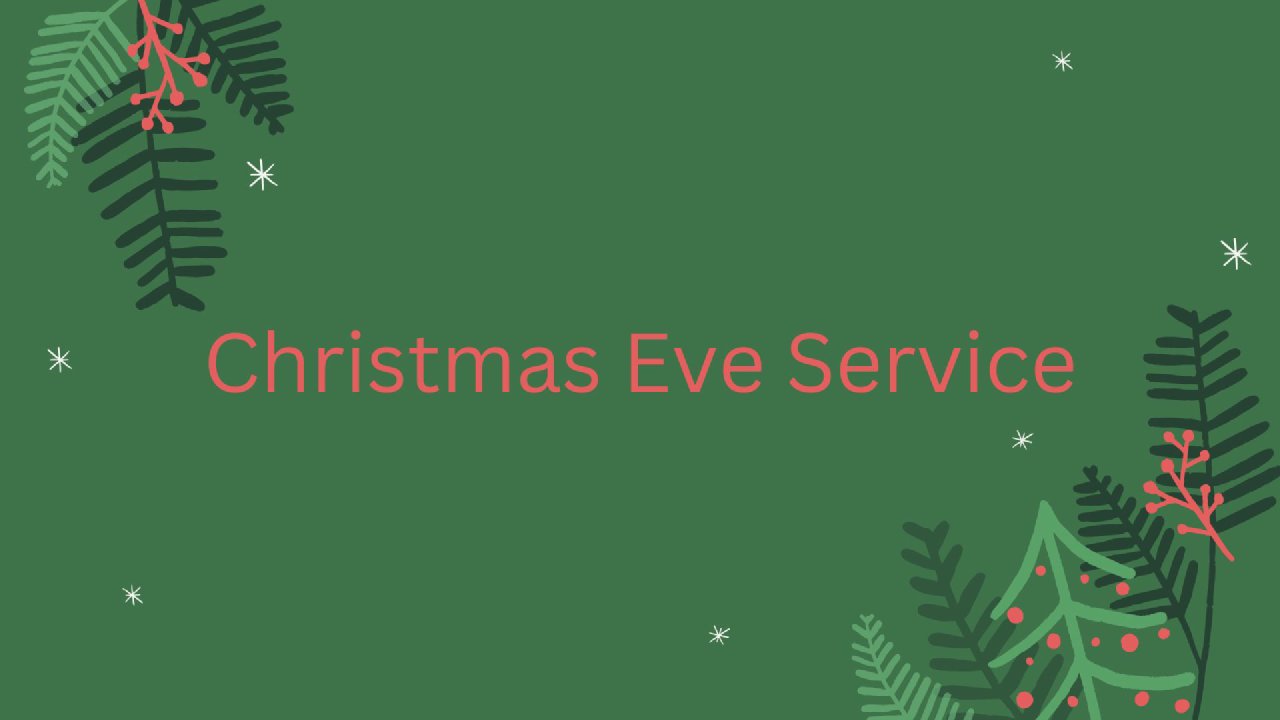Christmas Eve Service Banner