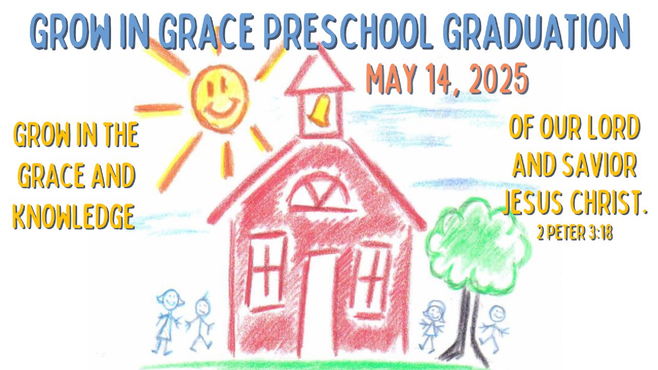 Grow in Grace Preschool Graduation - Grace Baptist Church - Tullahoma