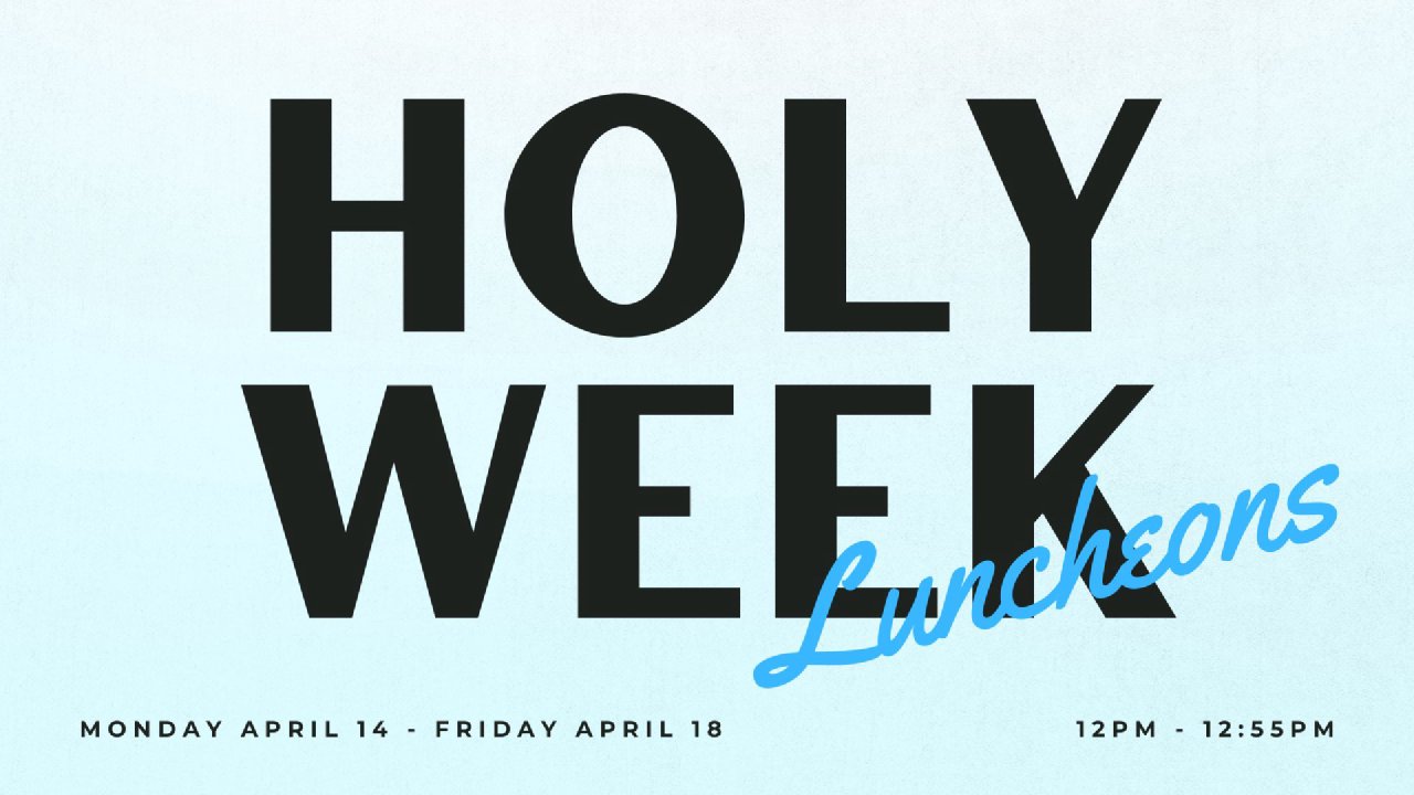 Holy Week Services 2025 - Cedar Grove Baptist Church - AL