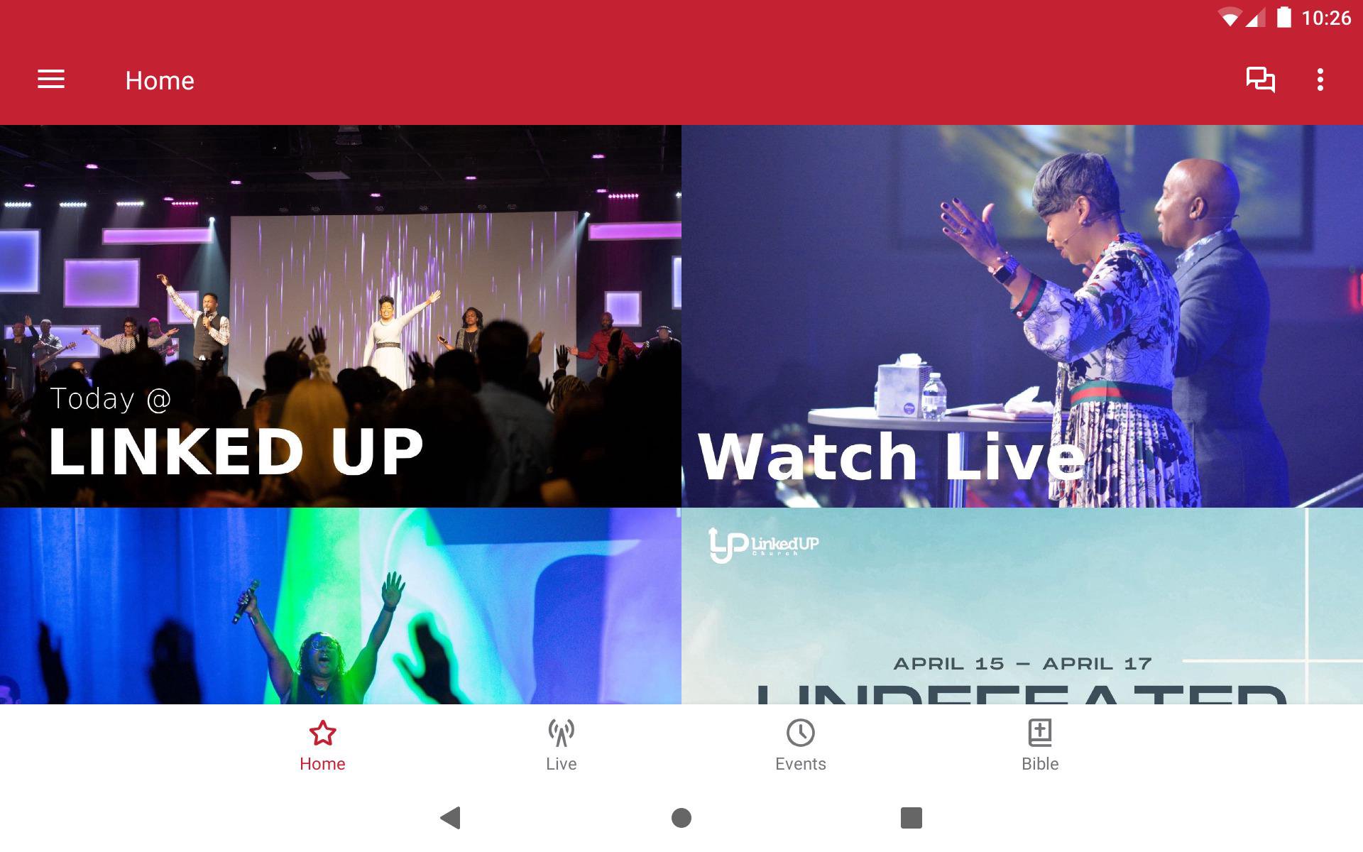 App - Linked UP Church