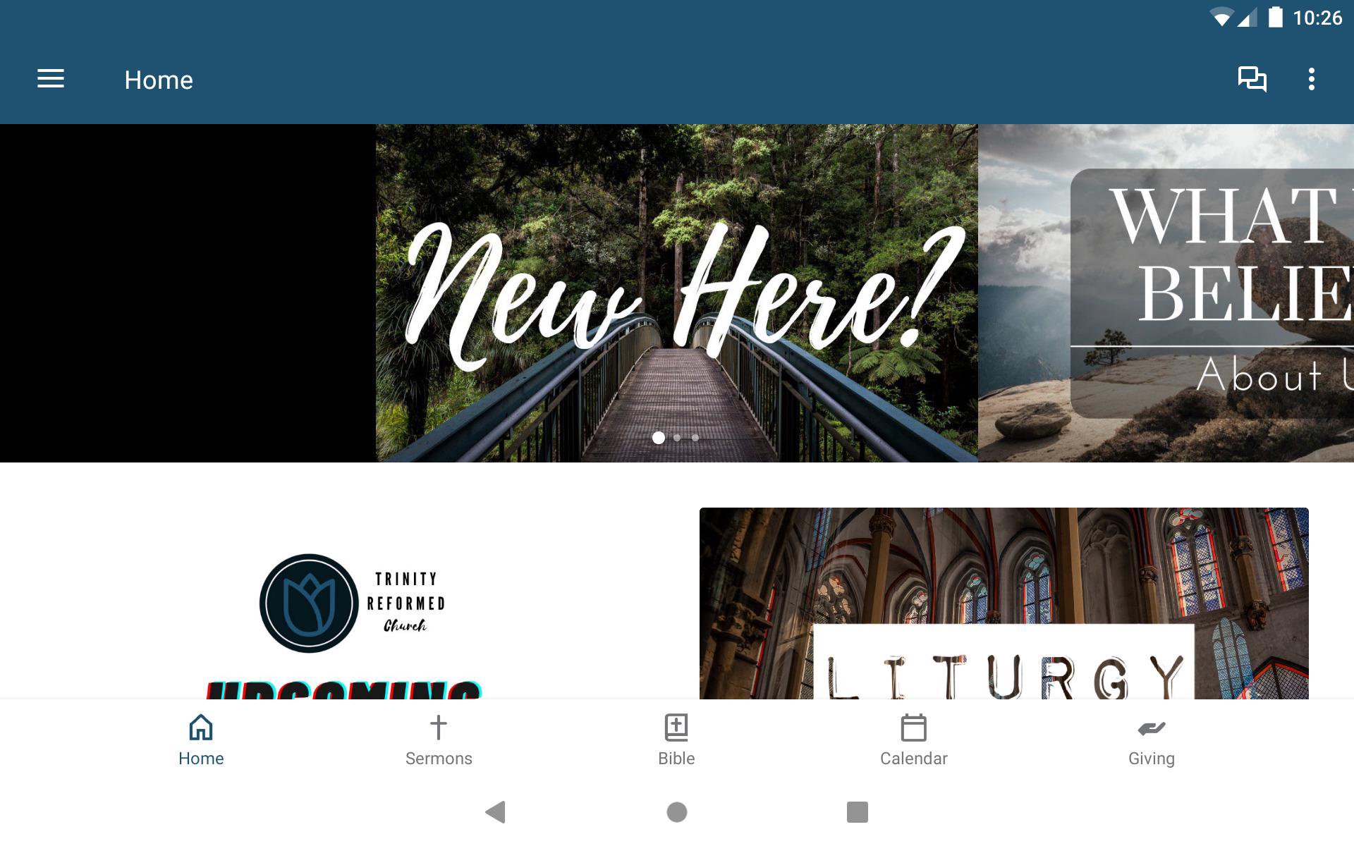 App - Trinity Reformed Church