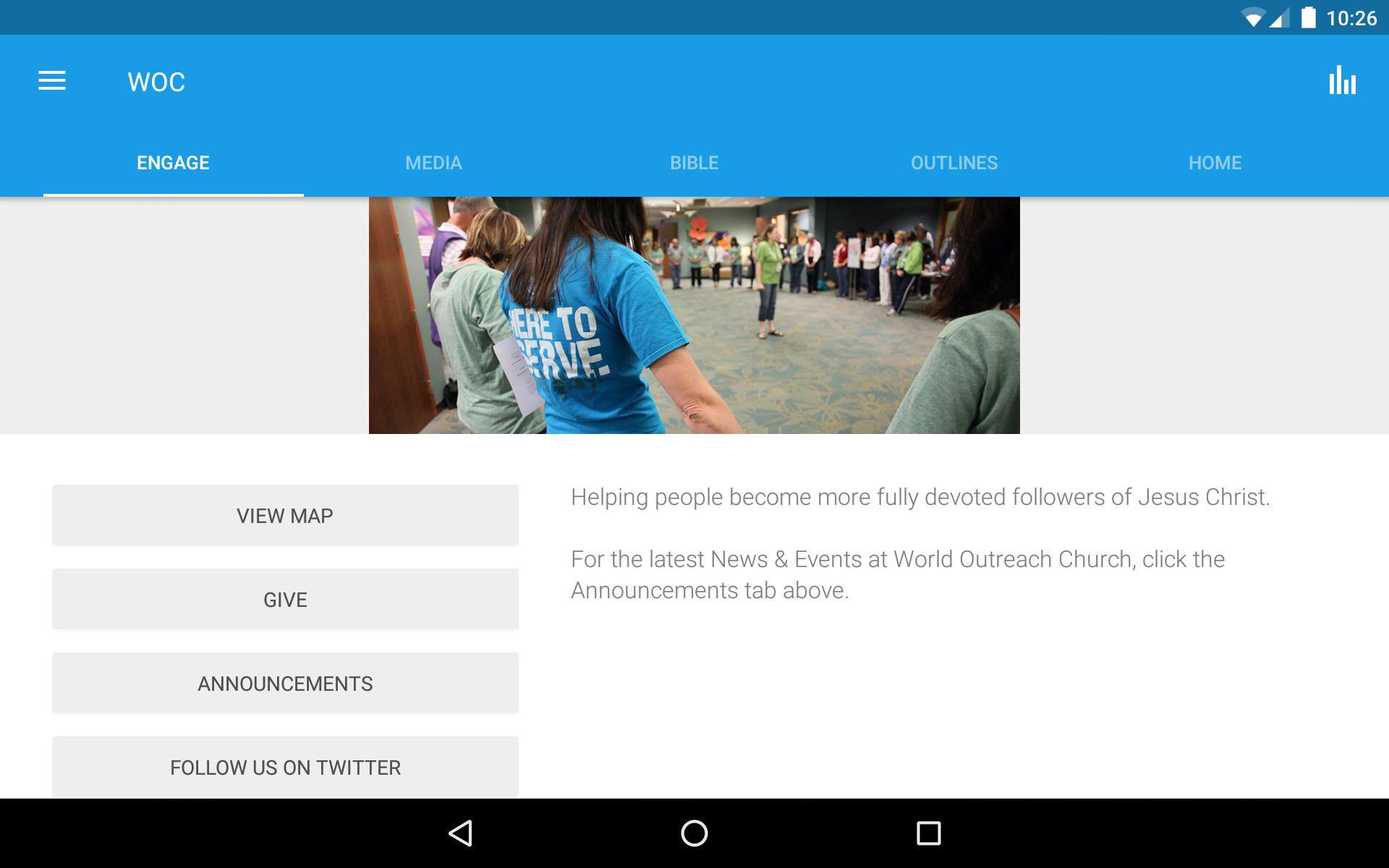 App - World Outreach Church