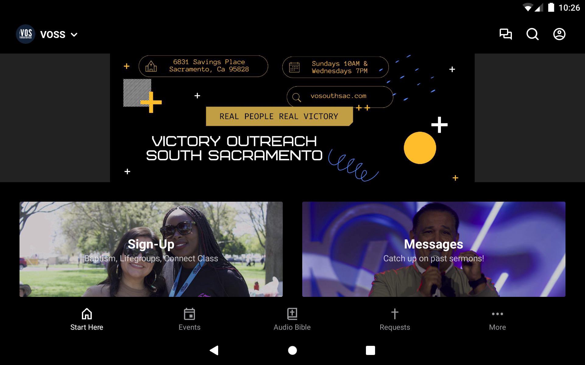 App - Victory Outreach South Sacramento