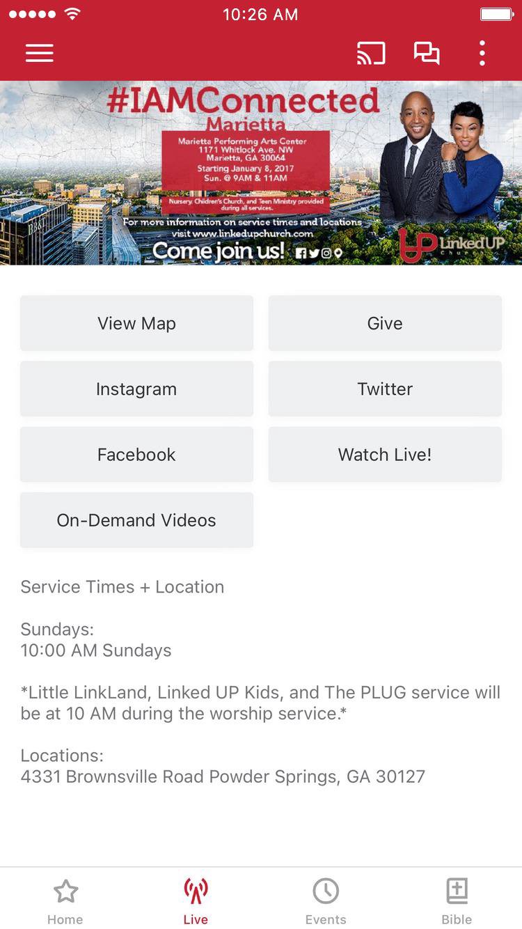 App - Linked UP Church