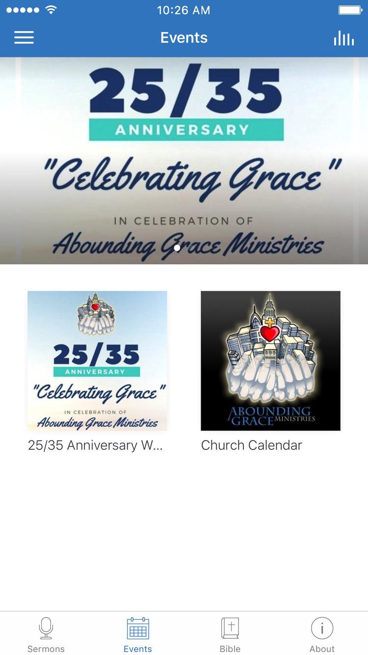 App - Abounding Grace Ministries